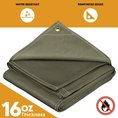 Fire Retardant Canvas Tarps – TarpsPlus