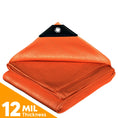 Orange Heavy Duty Poly Tarps - Tarpsplus.com