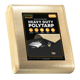 Tan Heavy Duty Poly Tarps - Tarpsplus.com – TarpsPlus